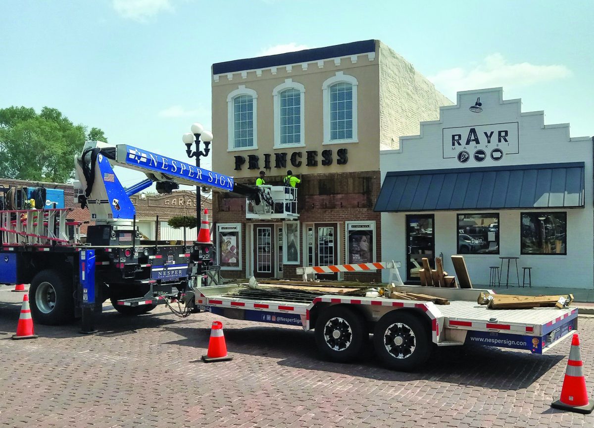 Princess Theater preparing for new marquee – Mount Ayr Record News